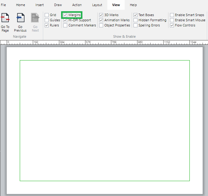 Managing Page Margins | Canvas Envision Knowledge Base
